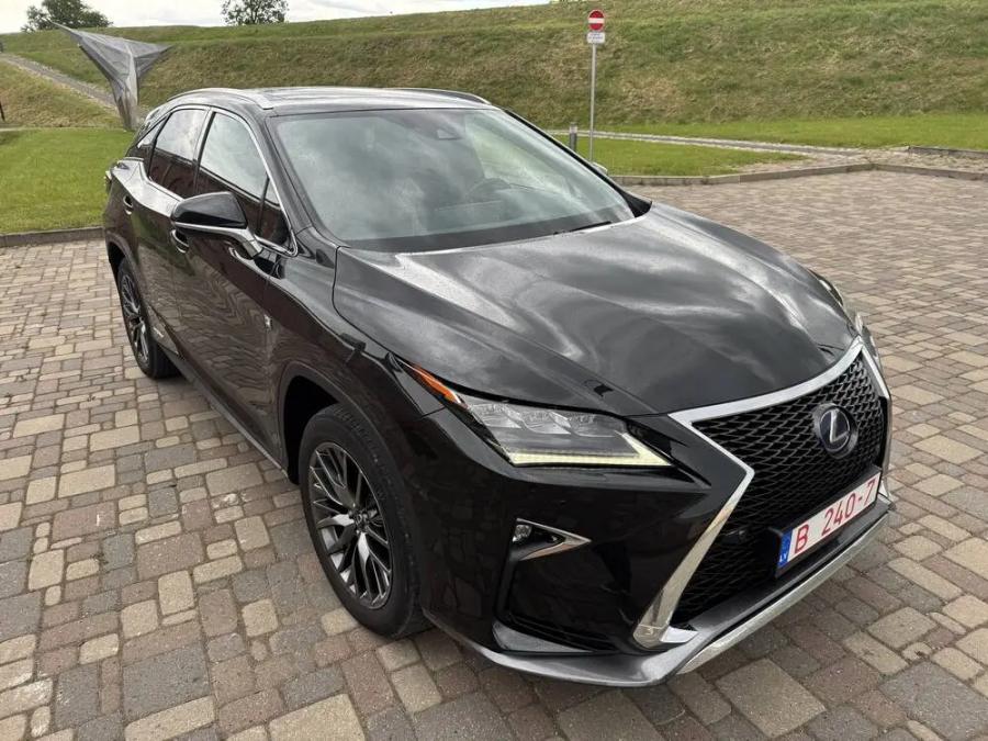 Black Lexus RX 2017 in Daugavpils, with an engine capacity of 3.50 L and mileage of 184 thousand km for 29500 €, photo 11 on AUTOMOTO.COM.LV