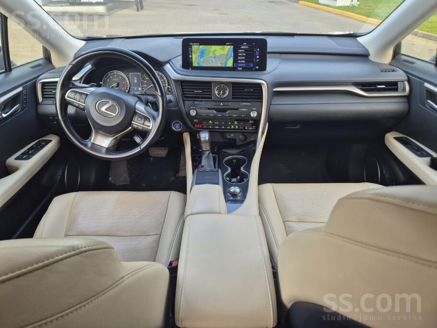 Black Lexus RX 2021 in Riga, with an engine capacity of 3.50 L and mileage of 74 thousand km for 42900 €, photo 9 on AUTOMOTO.COM.LV