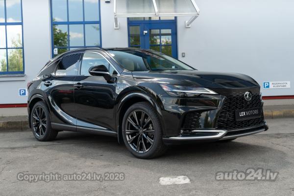 Black Lexus RX 2025 in Vilnius, with an engine capacity of 0.00 L and mileage of 13 thousand km for 76900 €, photo 1 on AUTOMOTO.COM.LV
