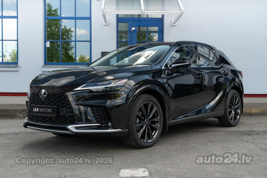 Black Lexus RX 2025 in Vilnius, with an engine capacity of 0.00 L and mileage of 13 thousand km for 76900 €, photo 6 on AUTOMOTO.COM.LV