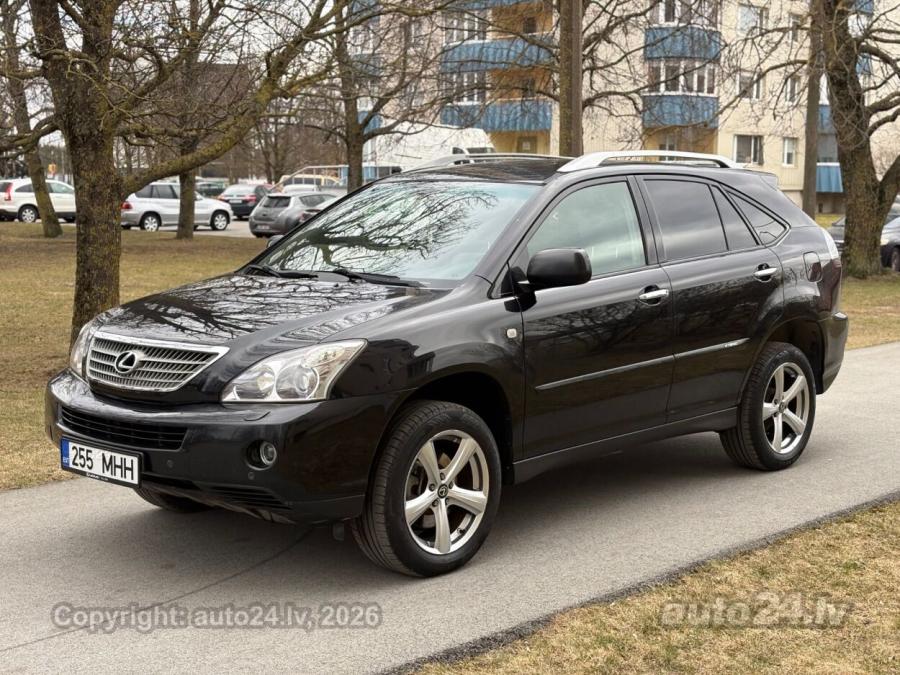Black Lexus RX 2008 in Tallinn, with an engine capacity of 3.30 L and mileage of 257 thousand km for 5390 €, photo 1 on AUTOMOTO.COM.LV