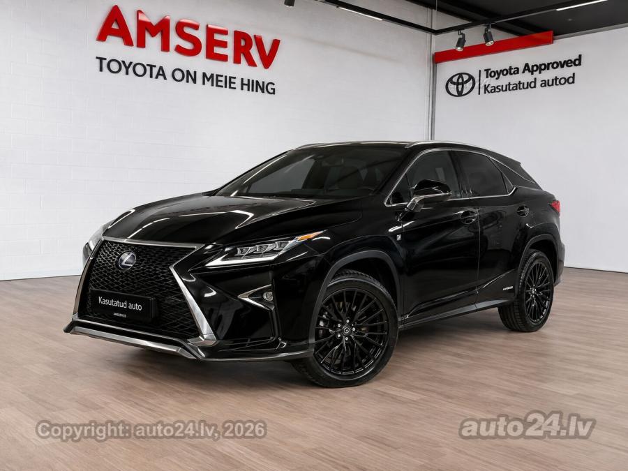 Black Lexus RX 2017 in Tallinn, with an engine capacity of 3.50 L and mileage of 140 thousand km for 31990 €, photo 1 on AUTOMOTO.COM.LV