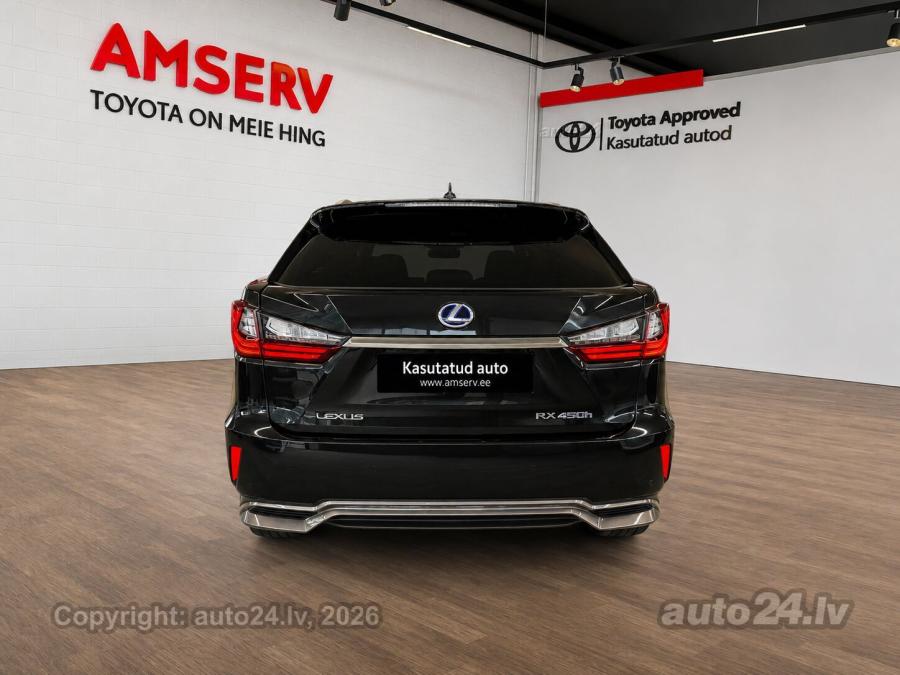Black Lexus RX 2017 in Tallinn, with an engine capacity of 3.50 L and mileage of 140 thousand km for 31990 €, photo 5 on AUTOMOTO.COM.LV