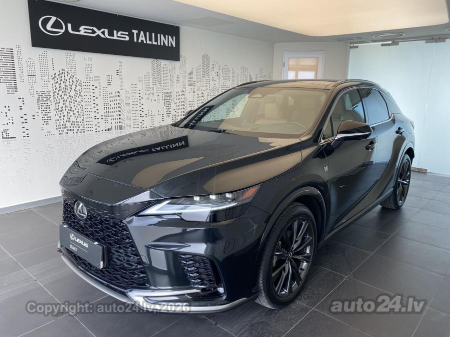 Black Lexus RX 2023 in Tallinn, with an engine capacity of 2.50 L and mileage of 36 thousand km for 67900 €, photo 1 on AUTOMOTO.COM.LV