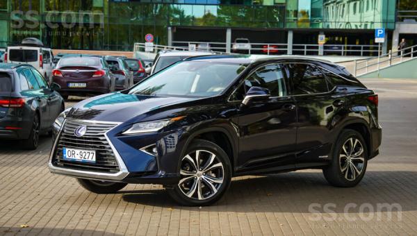 Zils Lexus RX 2016 Rīga, ar dzinēja tilpumu 3.50 L un nobraukumu 192 tūkst. km par 25950 €, foto 1 vietnē AUTOMOTO.COM.LV