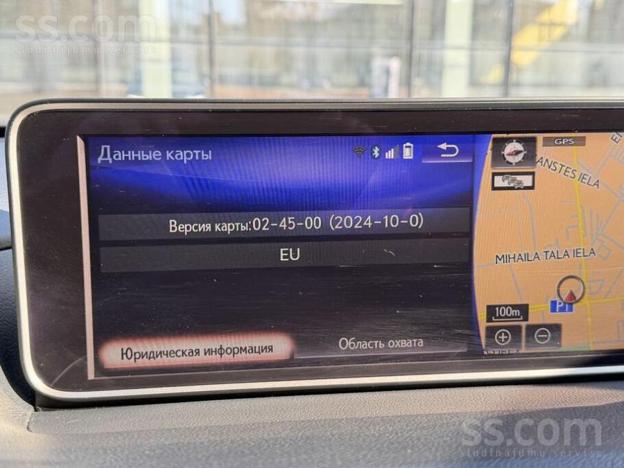 Blue Lexus RX 2017 in Riga, with an engine capacity of 3.50 L and mileage of 155 thousand km for 35900 €, photo 28 on AUTOMOTO.COM.LV
