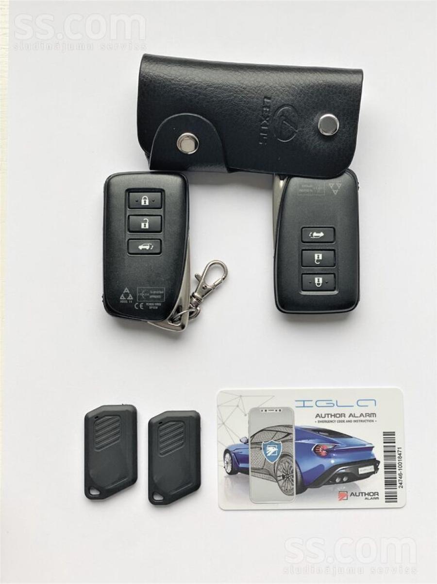 Blue Lexus RX 2017 in Riga, with an engine capacity of 3.50 L and mileage of 155 thousand km for 35900 €, photo 32 on AUTOMOTO.COM.LV