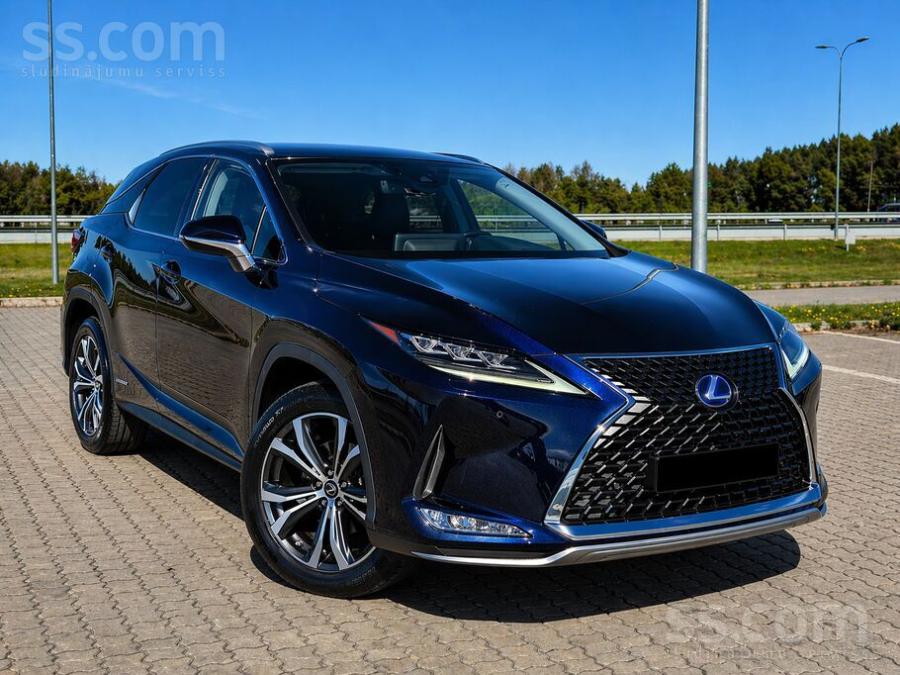 Blue Lexus RX 2021 in Jurmala, with an engine capacity of 3.50 L and mileage of 115 thousand km for 37990 €, photo 1 on AUTOMOTO.COM.LV