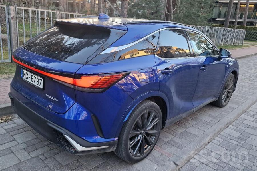 Zils Lexus RX 2023 Jūrmala, ar dzinēja tilpumu 2.50 L un nobraukumu 52 tūkst. km par 60900 €, foto 4 vietnē AUTOMOTO.COM.LV
