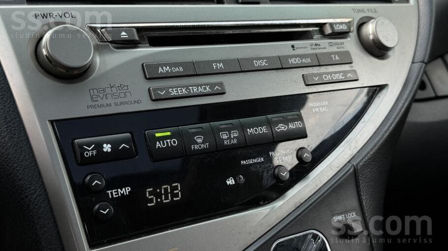 Brūns Lexus RX 2010 Rīga, ar dzinēja tilpumu 3.50 L un nobraukumu 215 tūkst. km par 9500 €, foto 23 vietnē AUTOMOTO.COM.LV