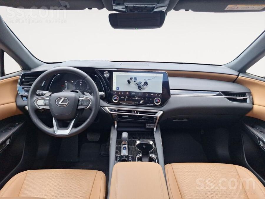 Brown Lexus RX 2024 in Riga, with an engine capacity of 2.50 L and mileage of 13 thousand km for 66500 €, photo 10 on AUTOMOTO.COM.LV