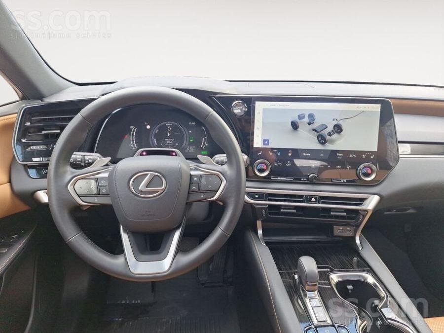 Brown Lexus RX 2024 in Riga, with an engine capacity of 2.50 L and mileage of 13 thousand km for 66500 €, photo 16 on AUTOMOTO.COM.LV