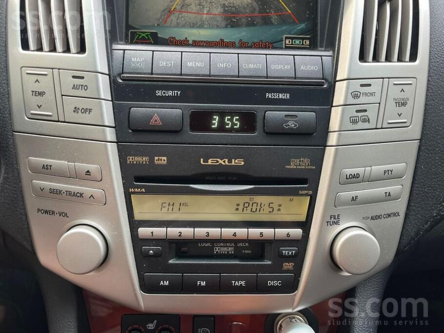 Zaļš Lexus RX 2007 Rīga, ar dzinēja tilpumu 3.30 L un nobraukumu 0 tūkst. km par 3999 €, foto 22 vietnē AUTOMOTO.COM.LV