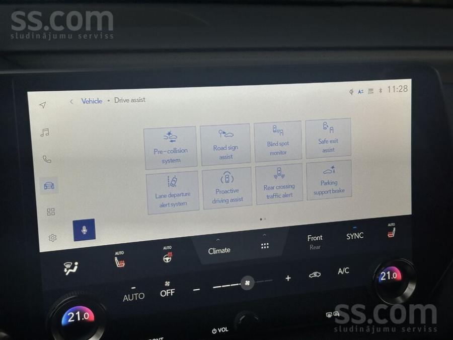 Зеленый Лексус РХ 2023 в Рига, объемом двигателя 2.50 л и пробегом 64 тыс. км за 54900 €, фото 11 на AUTOMOTO.COM.LV