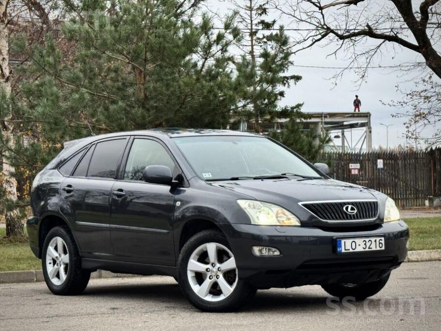 Pelēks Lexus RX 2004 Rīga, ar dzinēja tilpumu 3.00 L un nobraukumu 296 tūkst. km par 3990 €, foto 3 vietnē AUTOMOTO.COM.LV