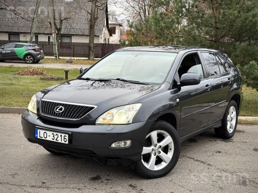 Pelēks Lexus RX 2004 Rīga, ar dzinēja tilpumu 3.00 L un nobraukumu 296 tūkst. km par 3990 €, foto 9 vietnē AUTOMOTO.COM.LV