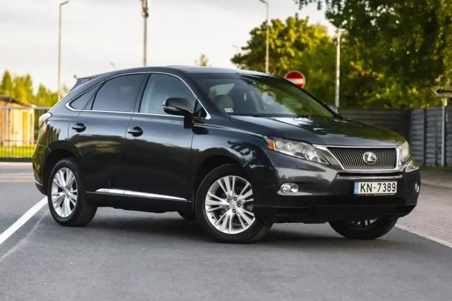 Pelēks Lexus RX 2009 Jelgava, ar dzinēja tilpumu 3.50 L un nobraukumu 357 tūkst. km par 11800 €, foto 4 vietnē AUTOMOTO.COM.LV