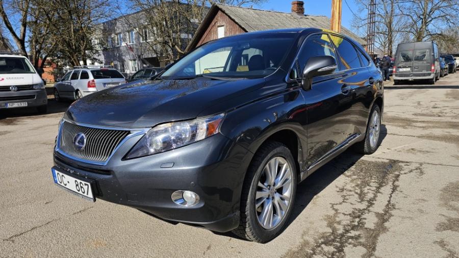 Pelēks Lexus RX 2010 Rīga, ar dzinēja tilpumu 3.50 L un nobraukumu 233 tūkst. km par 10950 €, foto 1 vietnē AUTOMOTO.COM.LV