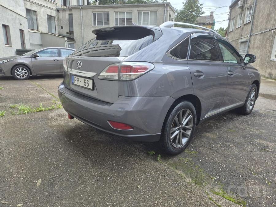 Grey Lexus RX 2014 in Riga, with an engine capacity of 3.50 L and mileage of 122 thousand km for 13900 €, photo 7 on AUTOMOTO.COM.LV