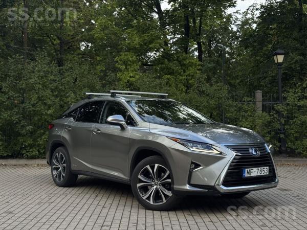 Pelēks Lexus RX 2019 Rīga, ar dzinēja tilpumu 3.50 L un nobraukumu 86 tūkst. km par 33890 €, foto  vietnē AUTOMOTO.COM.LV