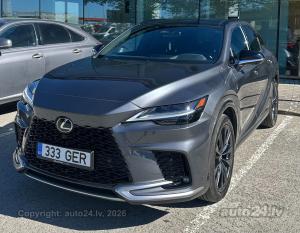Pelēks Lexus RX 2024 Tallina, ar dzinēja tilpumu 2.50 L un nobraukumu 22 tūkst. km par 67000 €, foto  vietnē AUTOMOTO.COM.LV