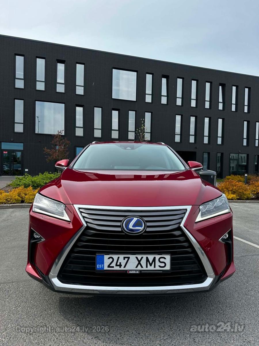 Red Lexus RX 2016 in Tallinn, with an engine capacity of 3.50 L and mileage of 243 thousand km for 29900 €, photo 6 on AUTOMOTO.COM.LV