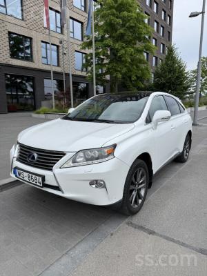 White Lexus RX 2014 in Riga, with an engine capacity of 3.50 L and mileage of 145 thousand km for 21000 €, photo  on AUTOMOTO.COM.LV