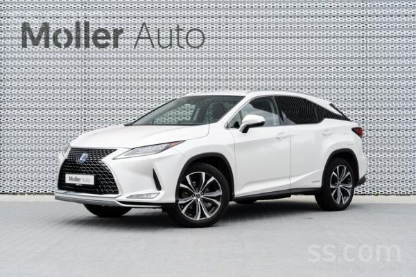 White Lexus RX 2020 in Riga, with an engine capacity of 3.50 L and mileage of 59 thousand km for 41500 €, photo 1 on AUTOMOTO.COM.LV