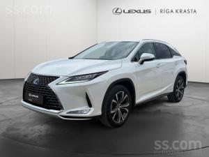 White Lexus RX 2022 in Riga, with an engine capacity of 3.50 L and mileage of 44 thousand km for 43700 €, photo  on AUTOMOTO.COM.LV