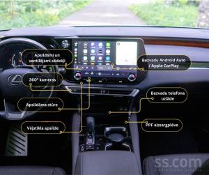 Balts Lexus RX 2024 Rīga, ar dzinēja tilpumu 2.50 L un nobraukumu 19 tūkst. km par 67500 €, foto 14 vietnē AUTOMOTO.COM.LV