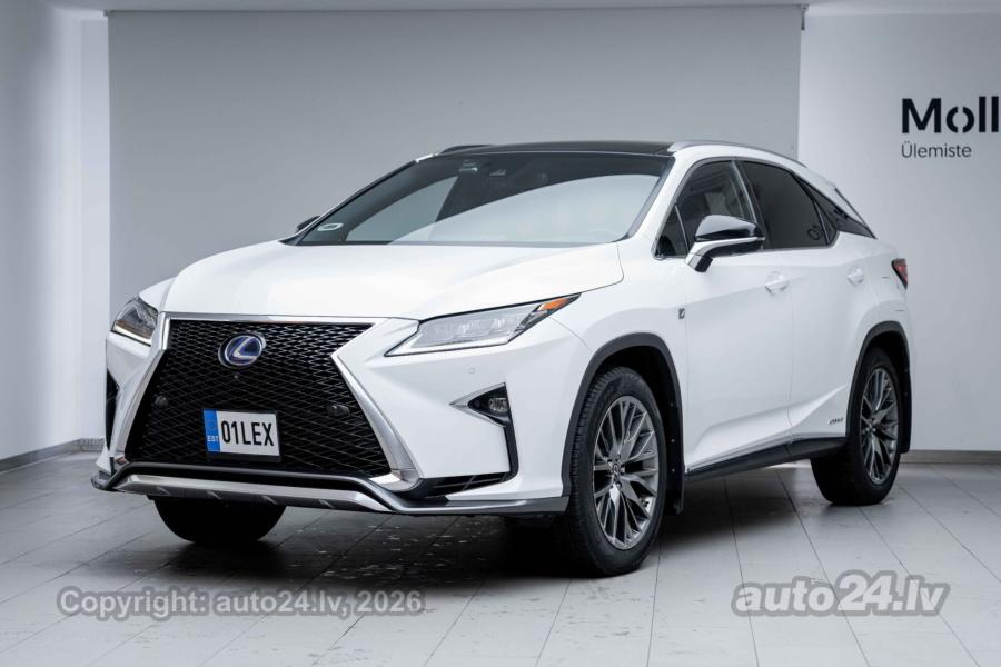 White Lexus RX 2017 in Tallinn, with an engine capacity of 3.50 L and mileage of 132 thousand km for 39000 €, photo 1 on AUTOMOTO.COM.LV