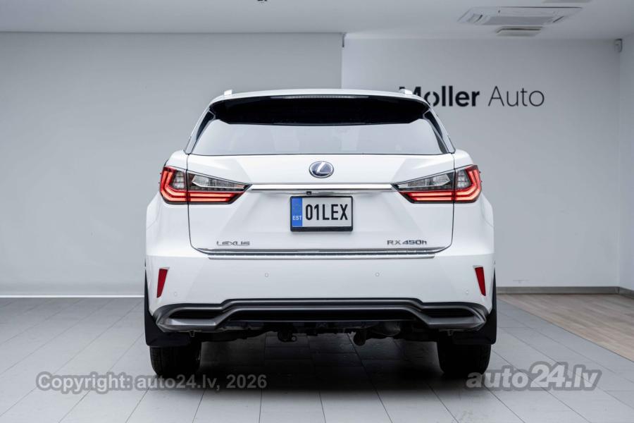 White Lexus RX 2017 in Tallinn, with an engine capacity of 3.50 L and mileage of 132 thousand km for 39000 €, photo 6 on AUTOMOTO.COM.LV