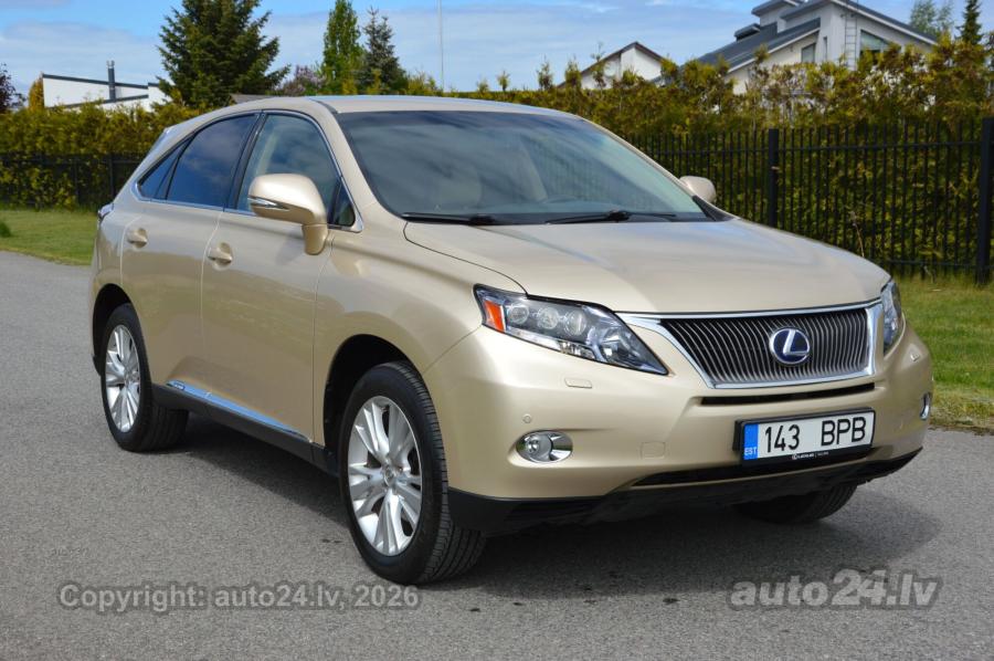 Yellow Lexus RX 2010 in Tallinn, with an engine capacity of 3.50 L and mileage of 233 thousand km for 12900 €, photo 1 on AUTOMOTO.COM.LV