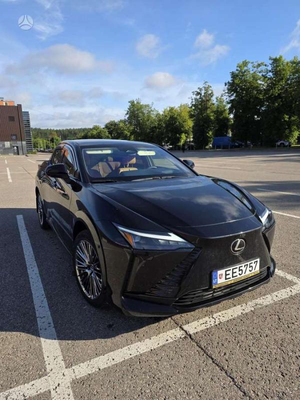 Black Lexus RZ 450e 2024 in Vilnius, with an engine capacity of 0.00 L and mileage of 55 thousand km for 45500 €, photo 1 on AUTOMOTO.COM.LV