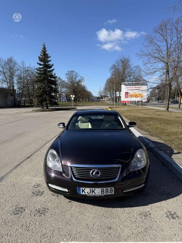 Black Lexus SC 430 2002 in Kaunas, with an engine capacity of 4.29 L and mileage of 144 thousand km for 11900 €, photo 8 on AUTOMOTO.COM.LV
