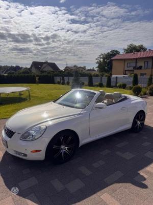 White Lexus SC 430 2002 in Riga, with an engine capacity of 4.29 L and mileage of 236 thousand km for 11500 €, photo  on AUTOMOTO.COM.LV