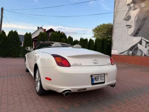 White Lexus SC 430 2003 in Vilnius, with an engine capacity of 4.29 L and mileage of 48 thousand km for 14500 €, photo 7 on AUTOMOTO.COM.LV