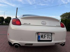 White Lexus SC 430 2003 in Vilnius, with an engine capacity of 4.29 L and mileage of 48 thousand km for 14500 €, photo 18 on AUTOMOTO.COM.LV