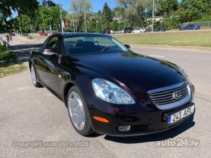Sarkans Lexus SC 2001 Tallina, ar dzinēja tilpumu 4.30 L un nobraukumu 18 tūkst. km par 45000 €, foto  vietnē AUTOMOTO.COM.LV