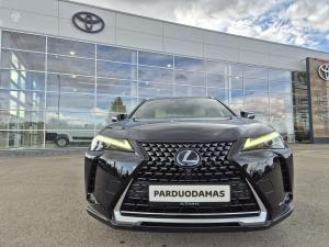 Black Lexus UX 250h 2019 in Panevezys, with an engine capacity of 1.99 L and mileage of 115 thousand km for 23800 €, photo 3 on AUTOMOTO.COM.LV