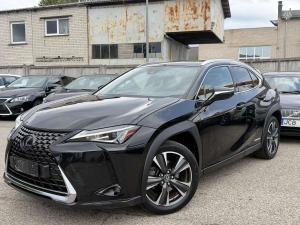 Melns Lexus UX 250h 2020 Viļņa, ar dzinēja tilpumu 2.00 L un nobraukumu 72 tūkst. km par 23000 €, foto  vietnē AUTOMOTO.COM.LV