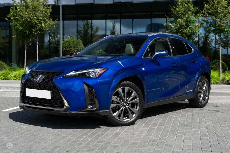 Zils Lexus UX 250h 2022 Viļņa, ar dzinēja tilpumu 1.99 L un nobraukumu 23 tūkst. km par 30999 €, foto 14 vietnē AUTOMOTO.COM.LV