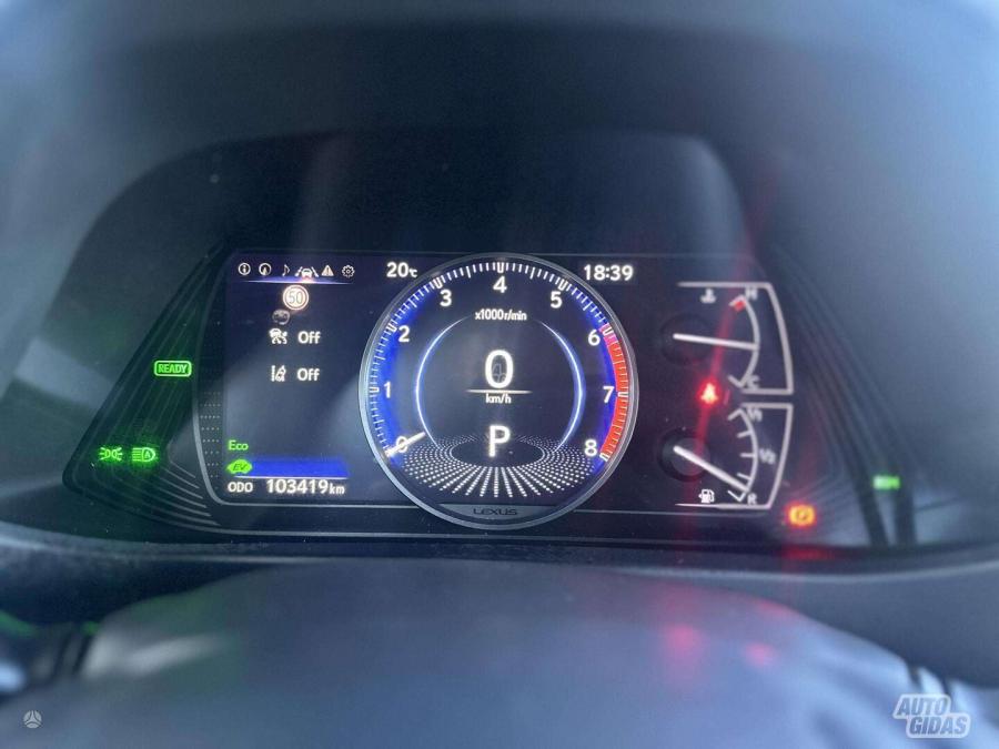 Lexus UX 250h 2019 in Vilnius, with an engine capacity of 2.00 L and mileage of 103 thousand km for 25300 €, photo 20 on AUTOMOTO.COM.LV