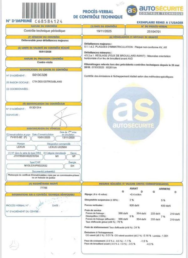 Lexus UX 250h 2020 Viļņa, ar dzinēja tilpumu 2.00 L un nobraukumu 81 tūkst. km par 22500 €, foto 6 vietnē AUTOMOTO.COM.LV