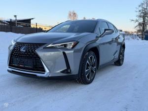 Pelēks Lexus UX 250h 2019 Viļņa, ar dzinēja tilpumu 1.99 L un nobraukumu 106 tūkst. km par 21900 €, foto  vietnē AUTOMOTO.COM.LV