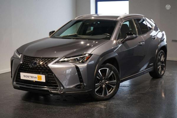 Pelēks Lexus UX 250h 2019 Viļņa, ar dzinēja tilpumu 1.99 L un nobraukumu 139 tūkst. km par 21900 €, foto 1 vietnē AUTOMOTO.COM.LV