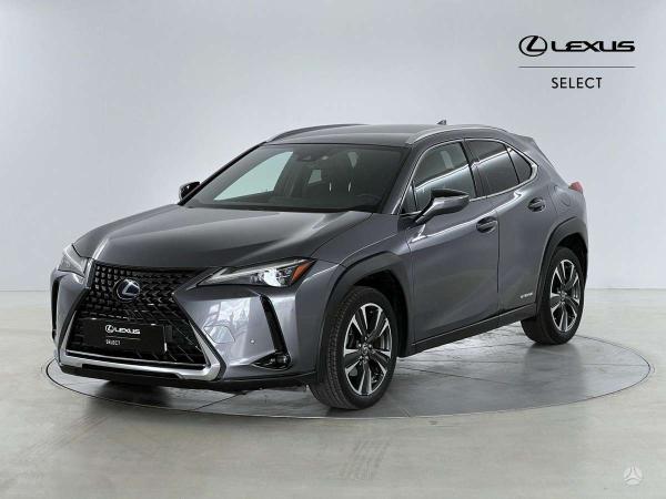 Pelēks Lexus UX 250h 2019 Viļņa, ar dzinēja tilpumu 1.99 L un nobraukumu 133 tūkst. km par 24900 €, foto 1 vietnē AUTOMOTO.COM.LV