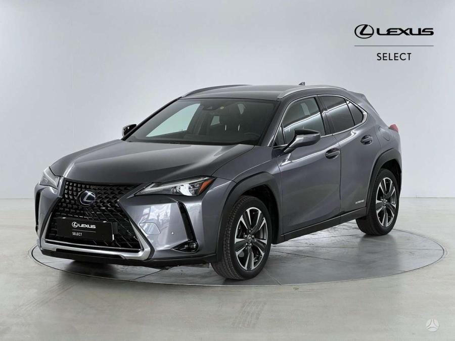 Pelēks Lexus UX 250h 2019 Viļņa, ar dzinēja tilpumu 1.99 L un nobraukumu 133 tūkst. km par 24900 €, foto 1 vietnē AUTOMOTO.COM.LV