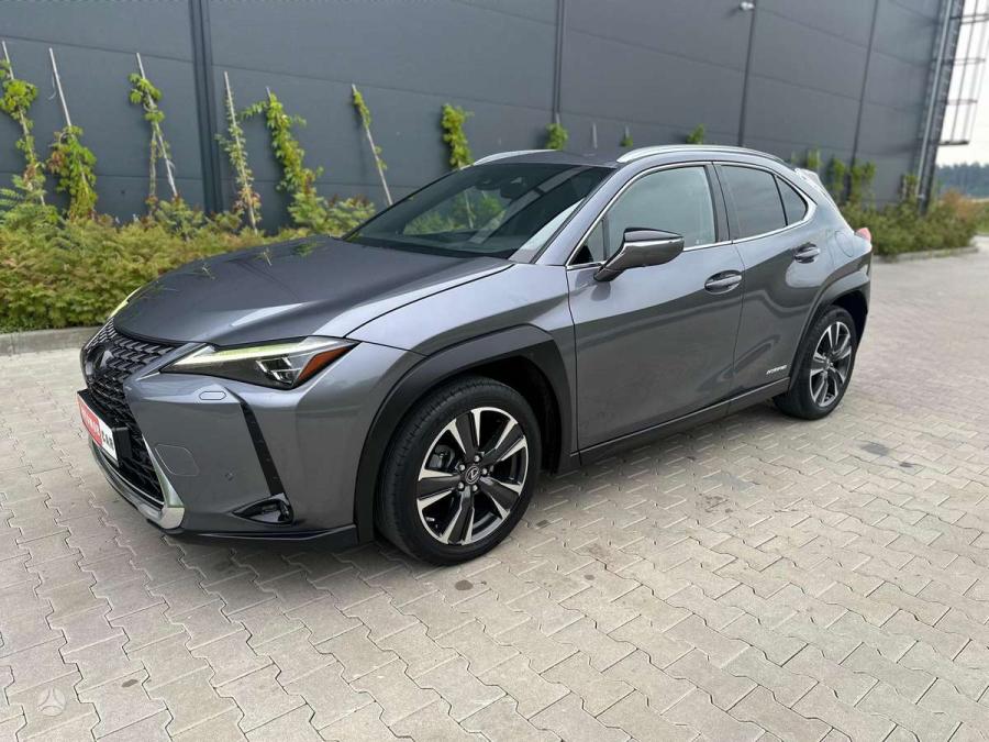 Pelēks Lexus UX 250h 2019 Viļņa, ar dzinēja tilpumu 1.99 L un nobraukumu 103 tūkst. km par 25300 €, foto 14 vietnē AUTOMOTO.COM.LV