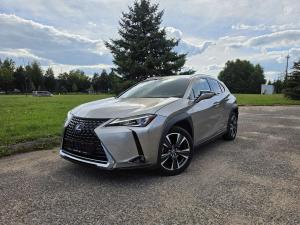 Grey Lexus UX 250h 2019 in Kaunas, with an engine capacity of 1.99 L and mileage of 143 thousand km for 20950 €, photo 1 on AUTOMOTO.COM.LV